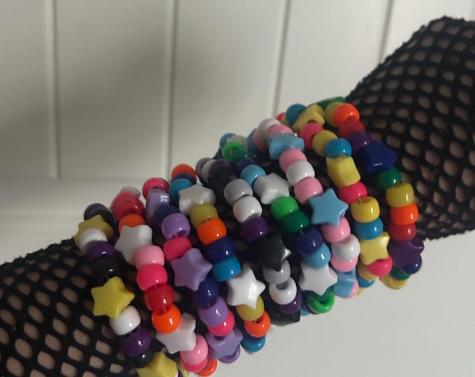 Trans Pride Flag Kandi Cuff - Etsy