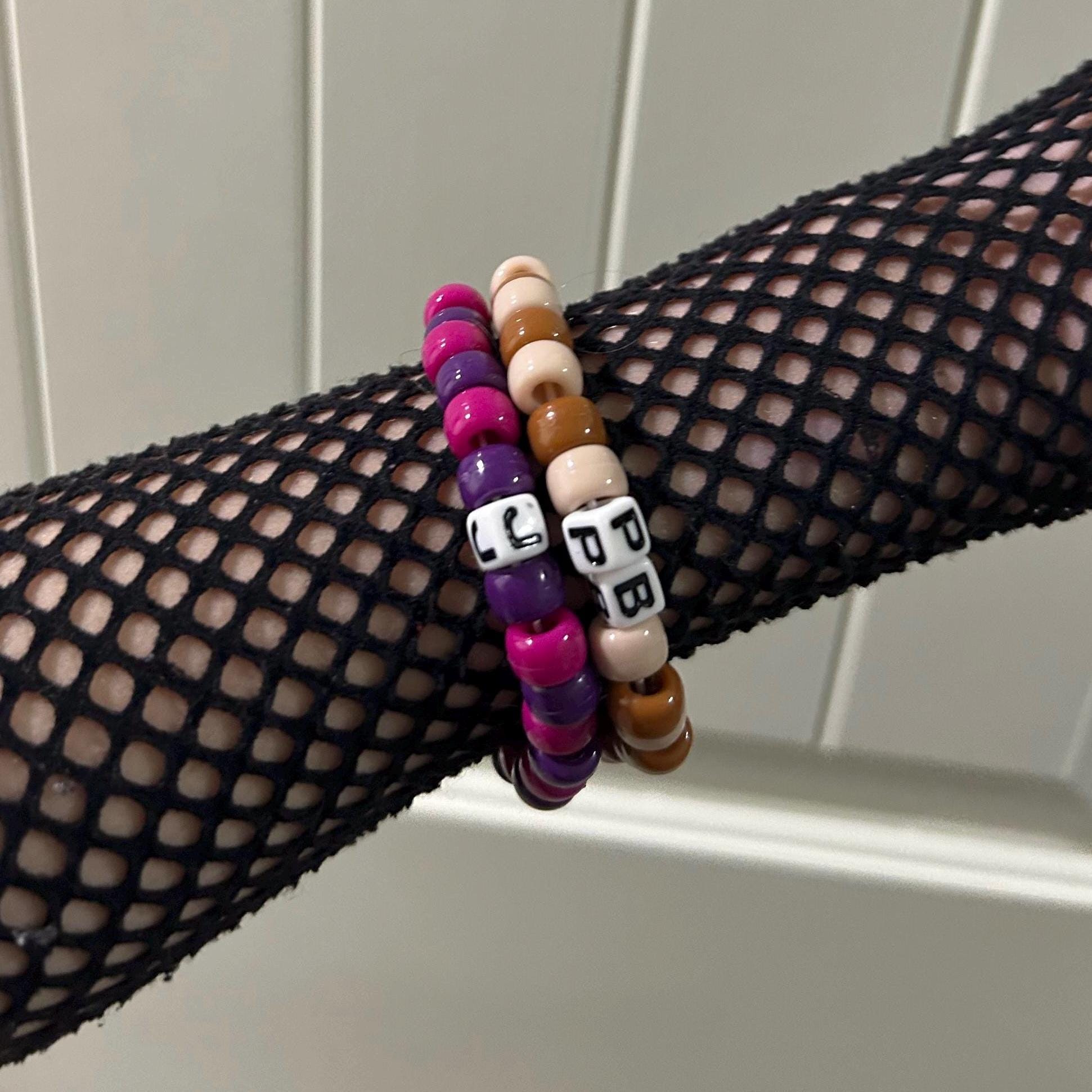 PB & J Matching Kandi Bracelets - Etsy