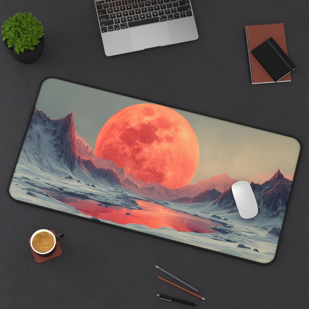 Anime Sunset Mouse Pad, Large Gamer Mouse Pad, Anime Desk Mat, Extended ...