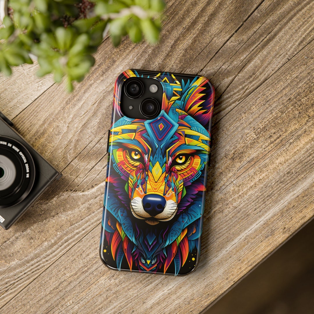 Geometric Wolf, iPhone Case for 11 12 15 Pro Max, SE X XR XS 7 8 Plus ...