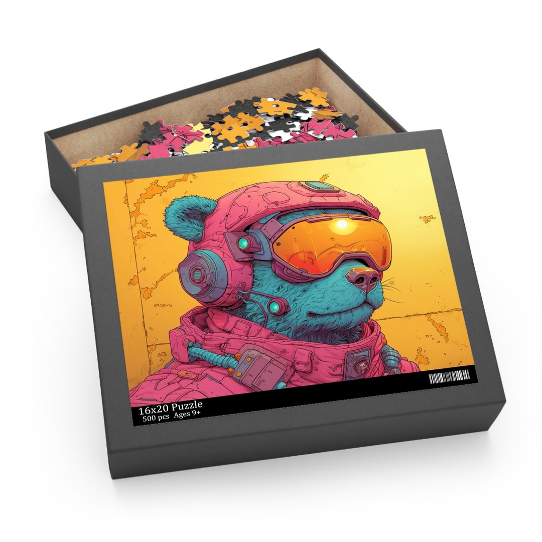 500-piece Sci-fi Puzzle, Cyberpunk, Fantasy Dive Into Cosmic Mysteries ...