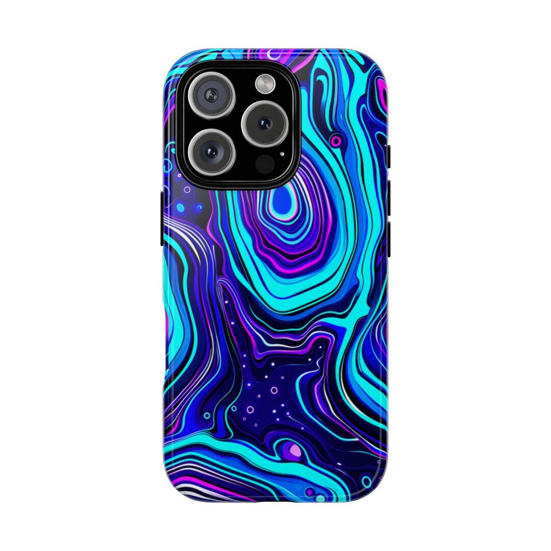 Psychedelic Swirl Phone Case for Iphone, Samsung Galaxy, Pixel Models ...