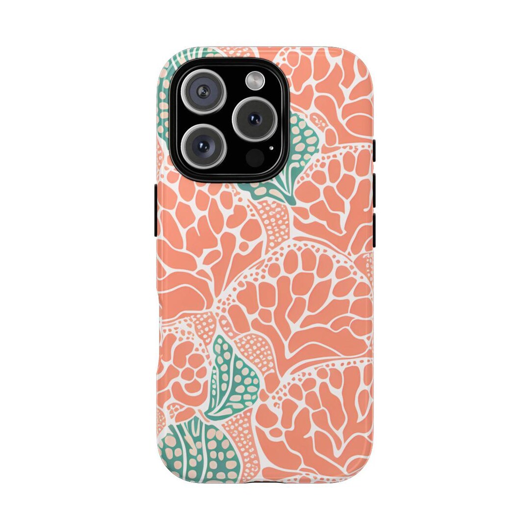 Tropical Coral Phone Case for Iphone, Samsung Galaxy, Pixel Models ...