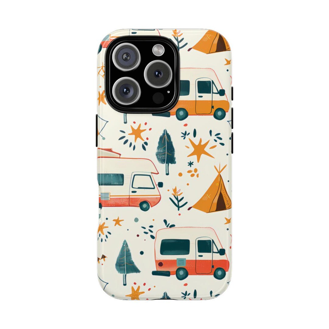 Retro Camper Van Adventure Phone Case for Iphone, Samsung Galaxy, Pixel ...