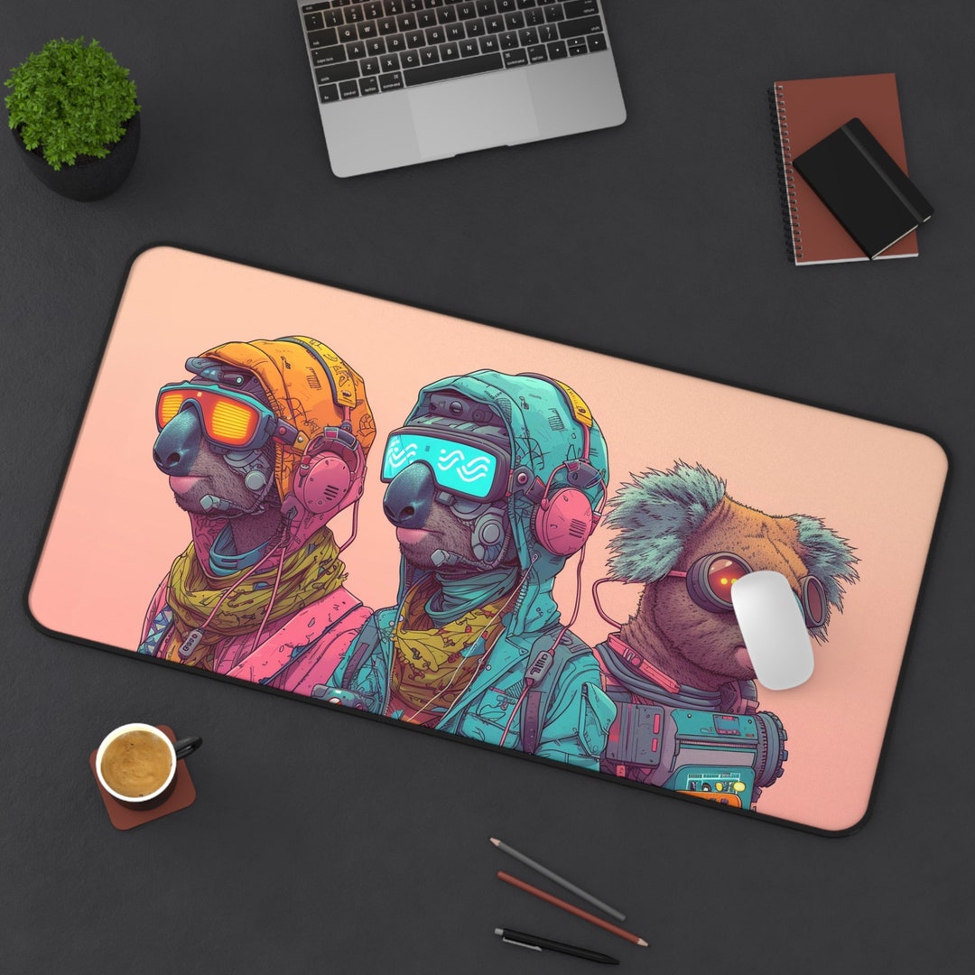 Cyberpunk Desk Mat, MTG Playmat, Extended Mouse Pad, Gaming Mouse Pad ...