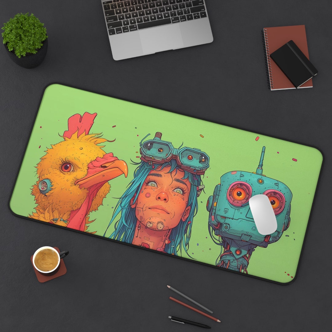Cyberpunk Desk Mat, MTG Playmat, Extended Mouse Pad, Gaming Mouse Pad ...