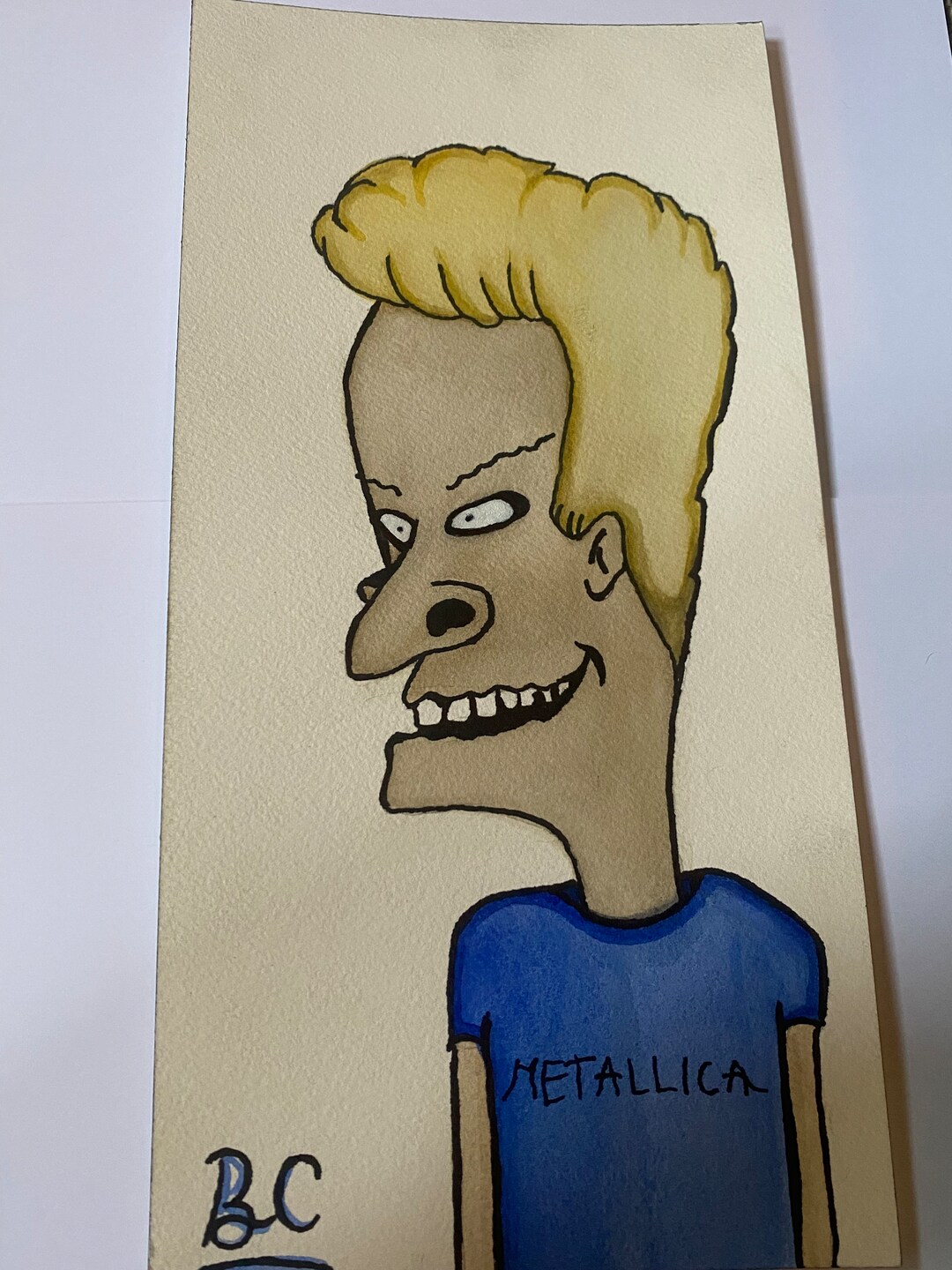 Beavis (water Color) - Etsy