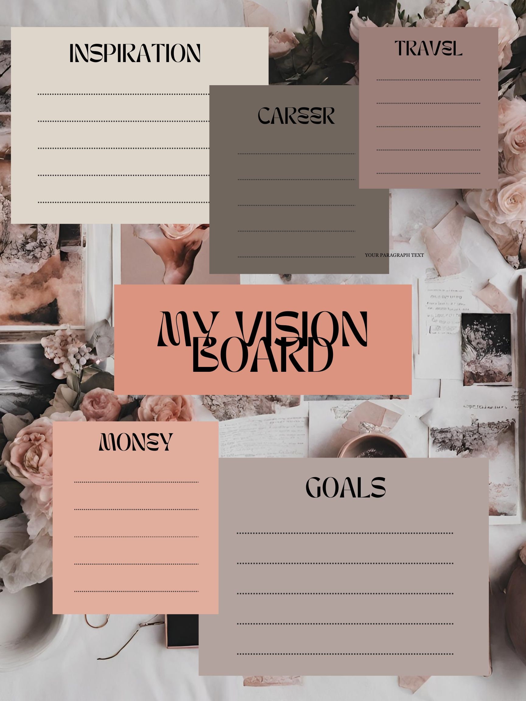 Aesthetic Vision Board - Etsy