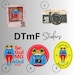 Dtmf Vinyl Stickers - Etsy