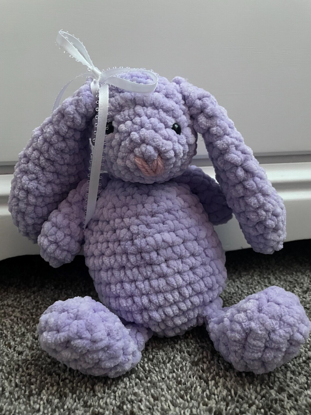 Purple Bunny Stuffed Animal - Etsy