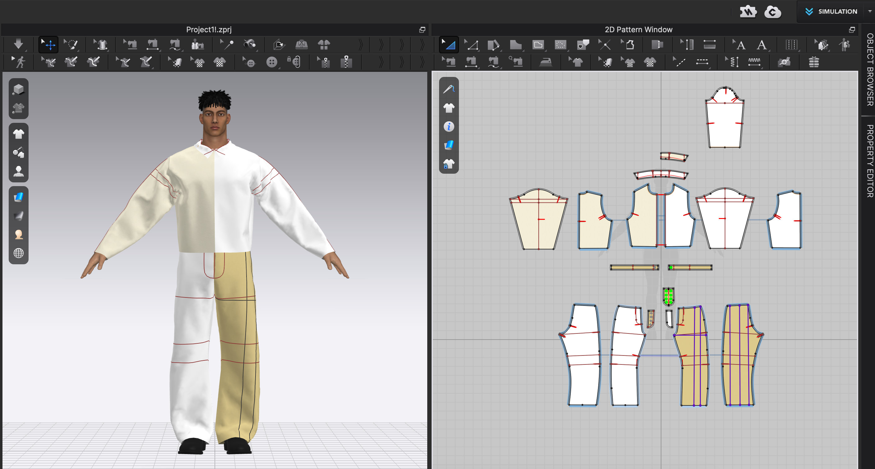 Custom Digital Clo3d/marvelous Designer Patterns and Blocks - Etsy