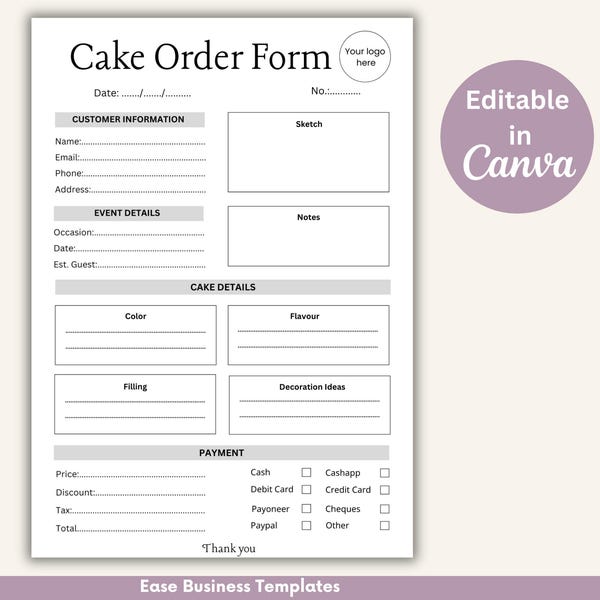 Price List Template Editable Scan to Pay Hair Salon Instant Download ...