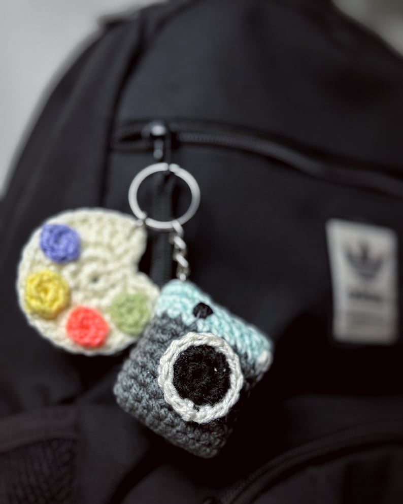 Crochet Camera Keychain Pattern- Beginner Friendly Pattern for Crochet ...