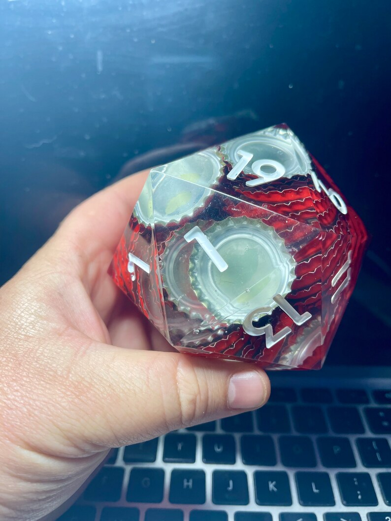 Fallout Nuka Cola Cap Large 83mm Handmade D20 Dice Giant Oversized ...