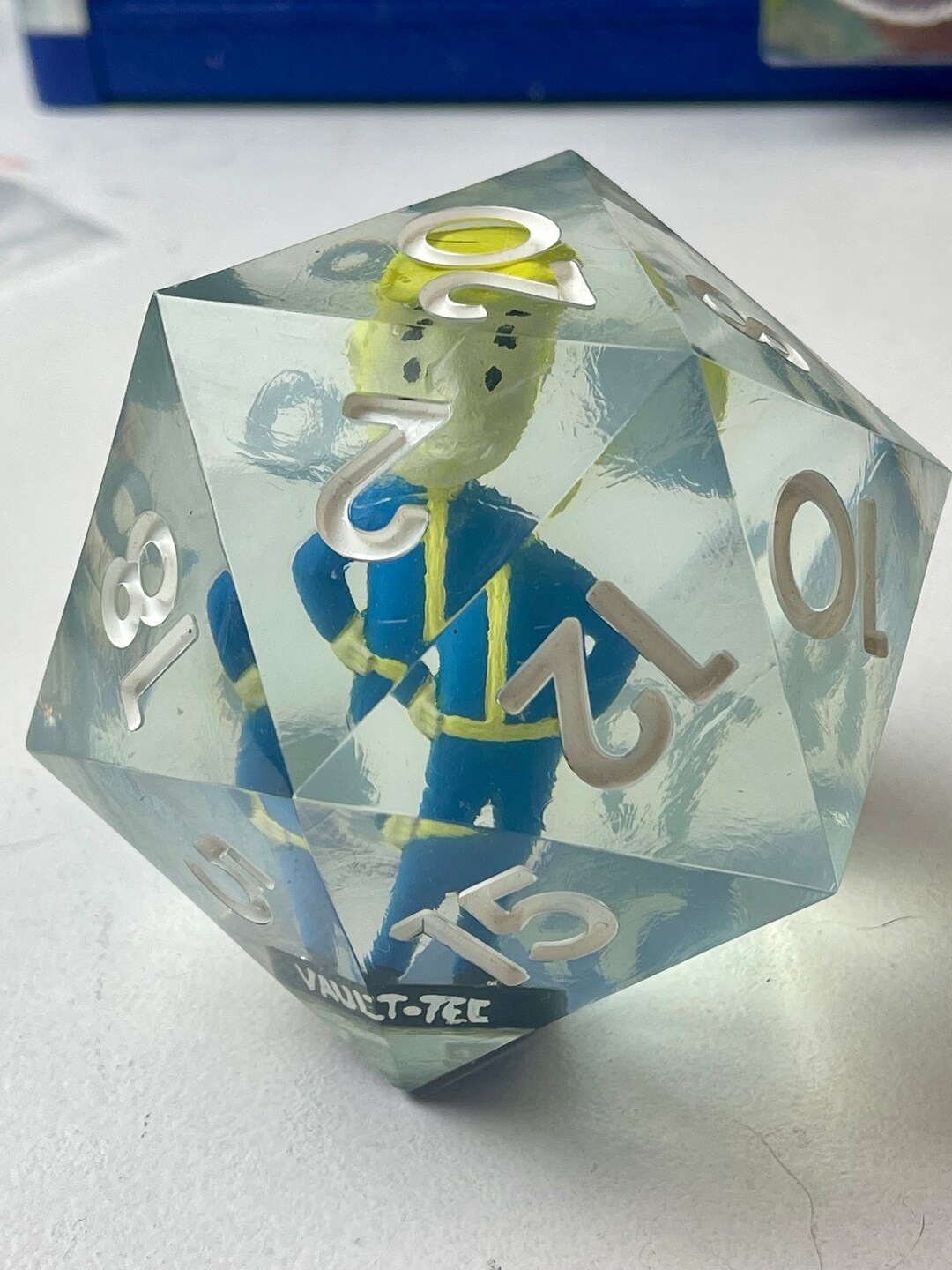 Fallout Vault Boy Large 83mm Handmade D20 Dice Giant Oversized Jumbo ...