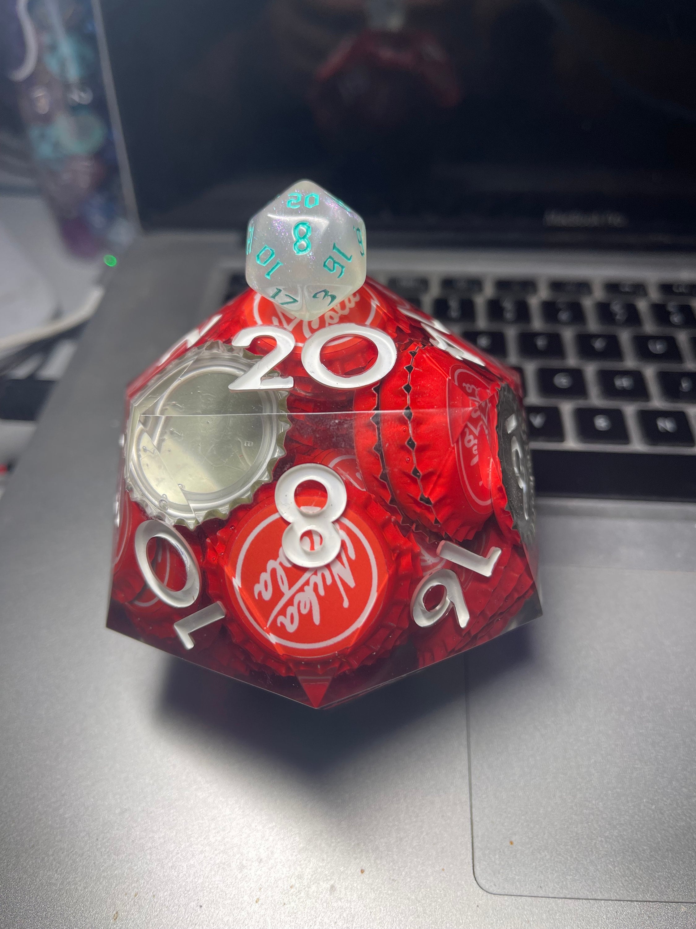 Fallout Nuka Cola Cap Large 83mm Handmade D20 Dice Giant Oversized ...