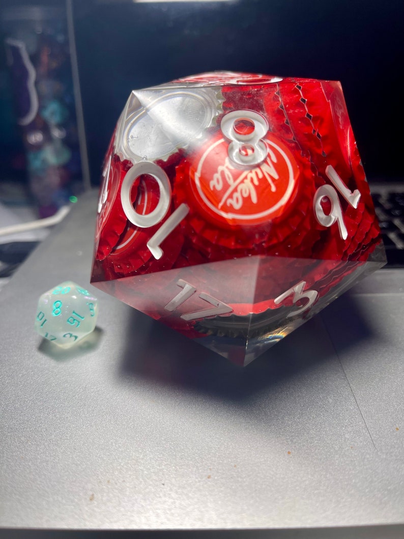 Fallout Nuka Cola Cap Large 83mm Handmade D20 Dice Giant Oversized ...