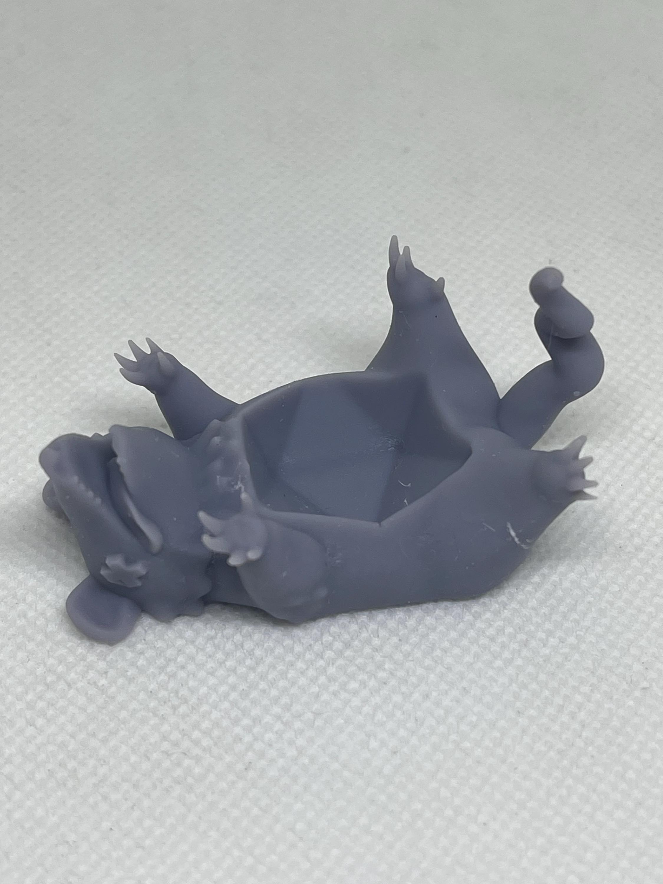 3D Printed Resin Opossum Dice Guardian: Unpainted RPG Dice Protector - Etsy