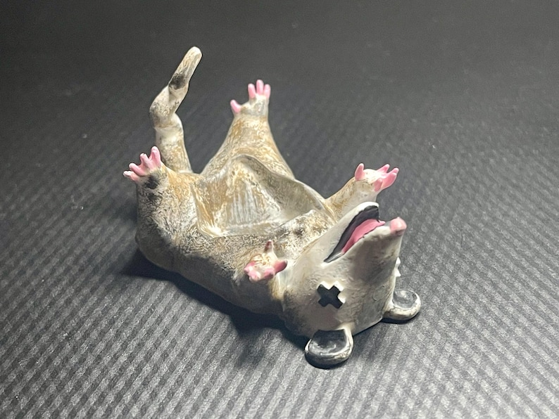 3D Printed Resin Opossum Dice Guardian: Unpainted RPG Dice Protector - Etsy
