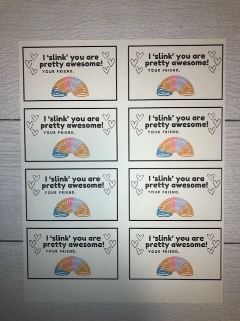 Printable Spring Themed Valentine's Day Cards for Kids, Classrooms ...