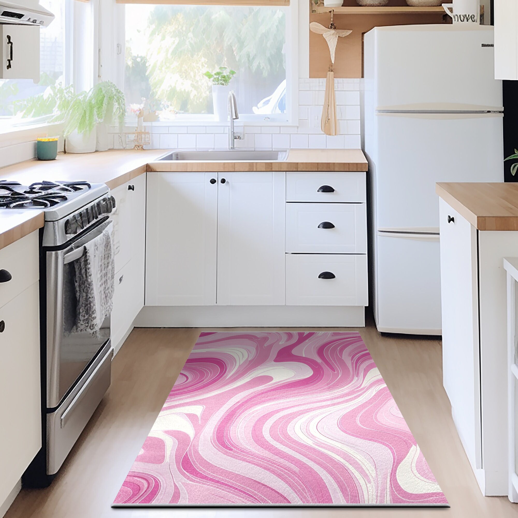 Y2k Rug Pink Aesthetic Retro Birthday Gift for Her Pink Room Decor ...