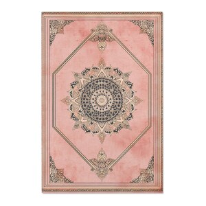Pink Turkish Rug Pink Oushka Rug Pink Coquette Room Decor for Her Pink ...