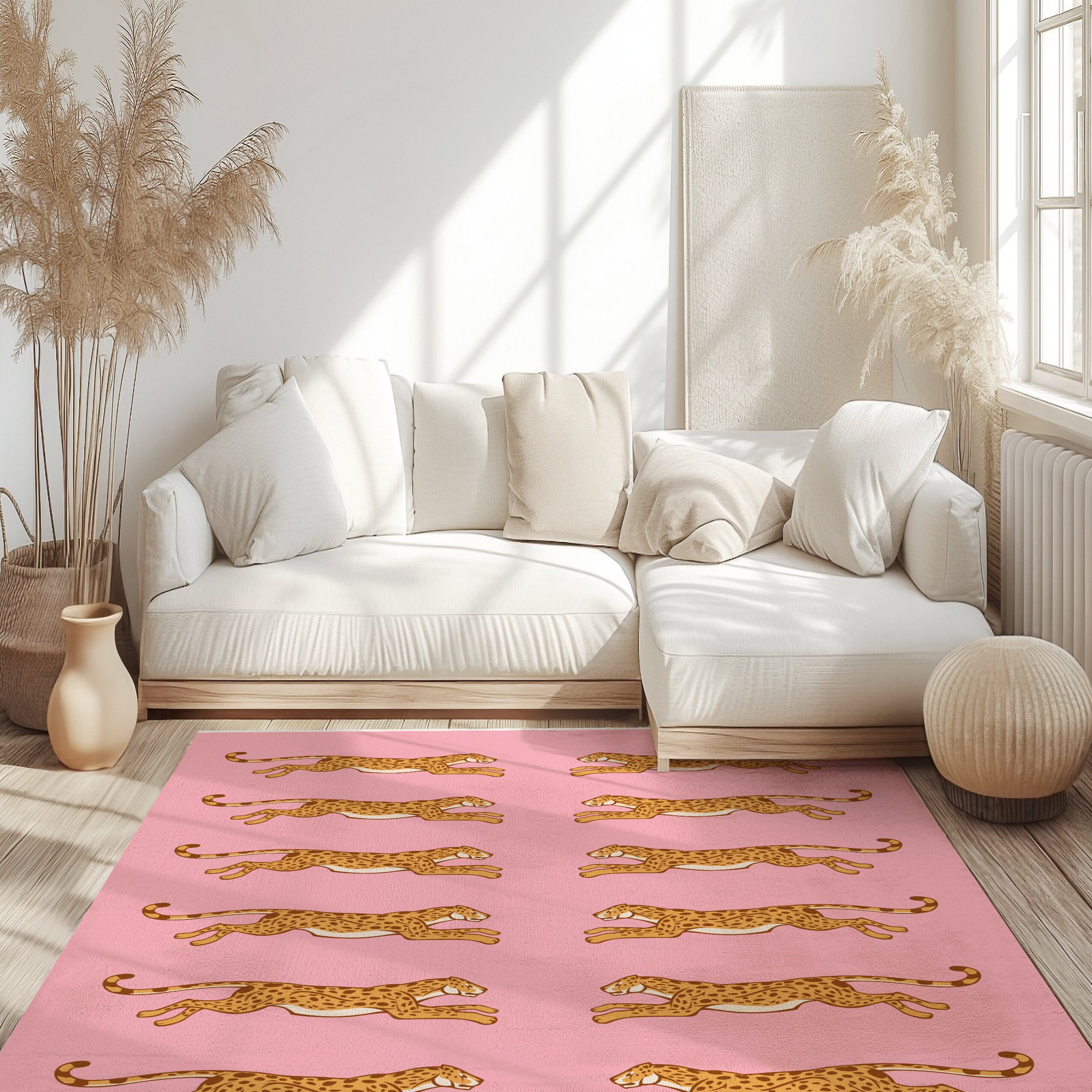 Cheetah Pattern for Living Room Bedroom Kitchen Home Decor Gift Y2k Rug ...