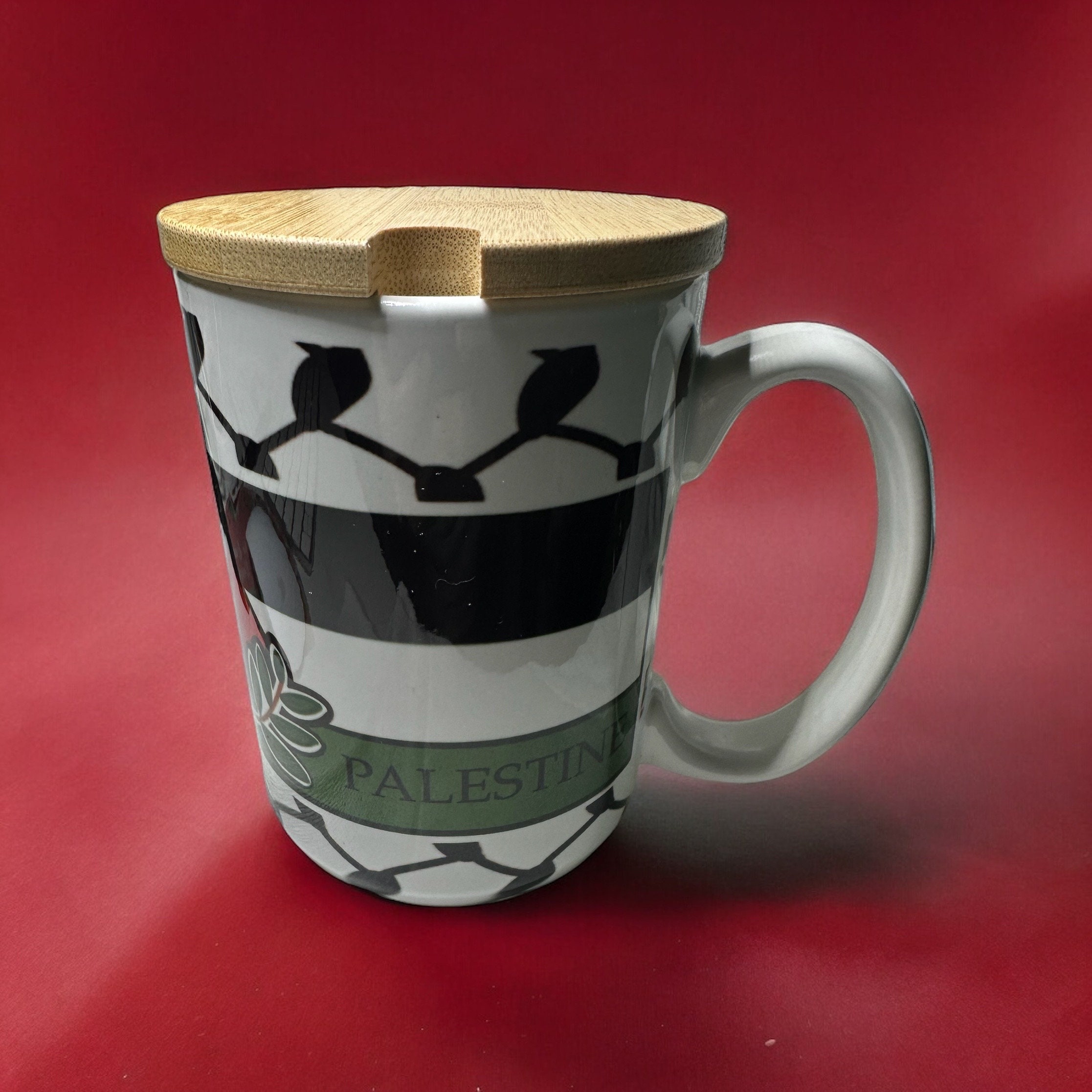 15oz. Mug With Lid palestine Flag Great for Supporting Palestine ...