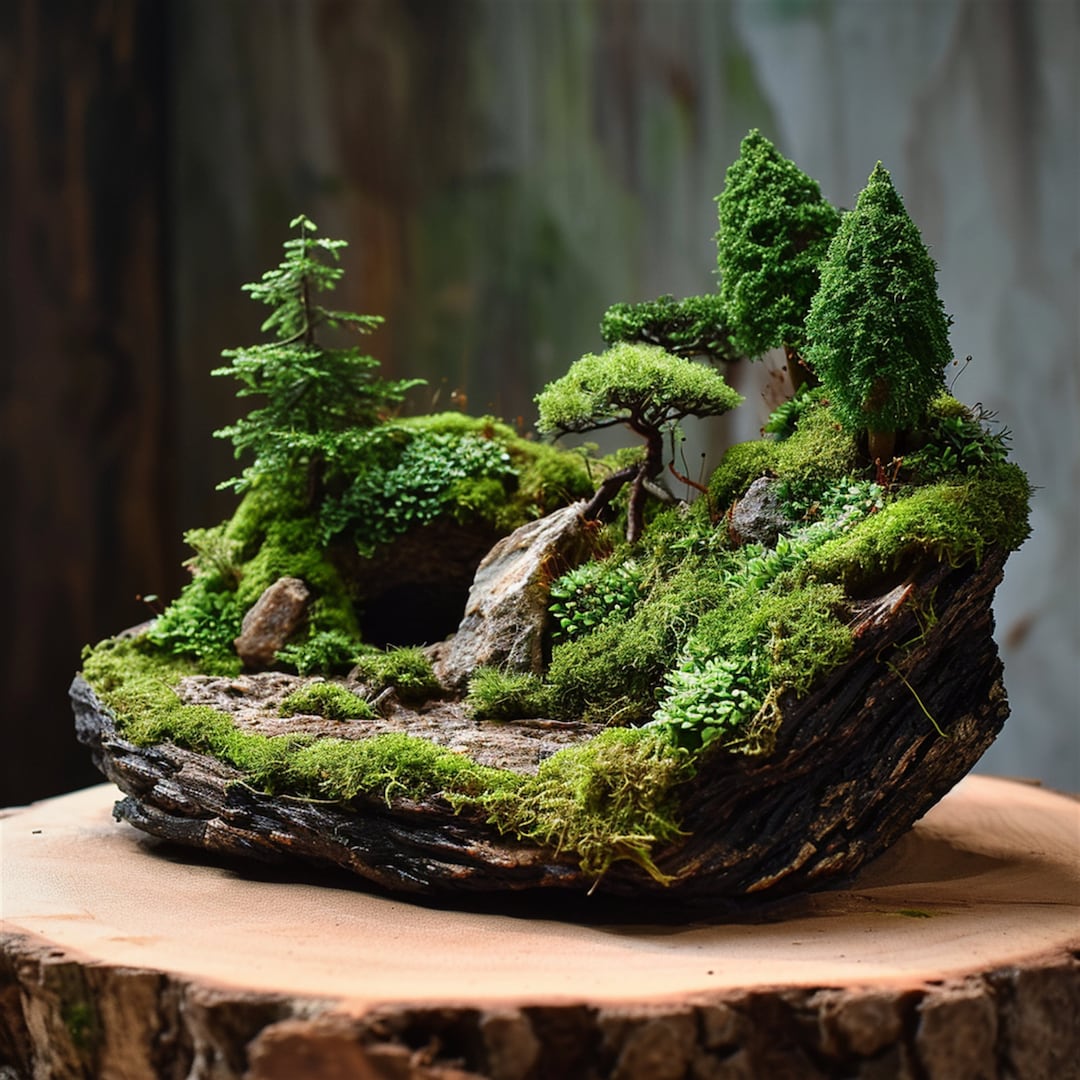 Crafting Handmade Moss Gardens for Modern Living - Etsy