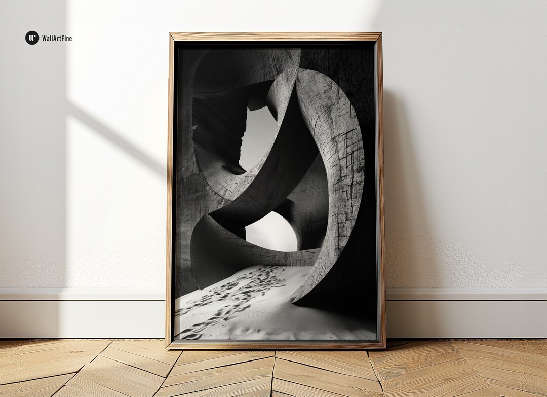 Impossible, Poster, Op Art, Wall Art Print, HD, AI Generated Art, Sizes ...