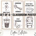 Coffee Collection - Set of 6 Classroom Posters - Education / Motivation ...