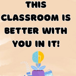 Set of 6 Classroom Posters - Digital Download - Motivational Classroom ...
