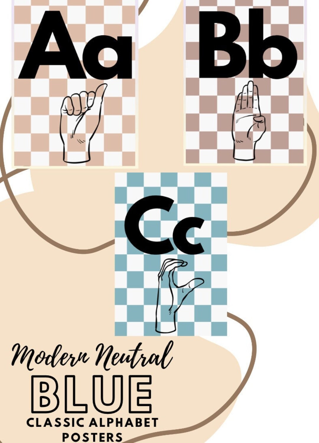 Modern Classroom Alphabet Poster ASL - Etsy