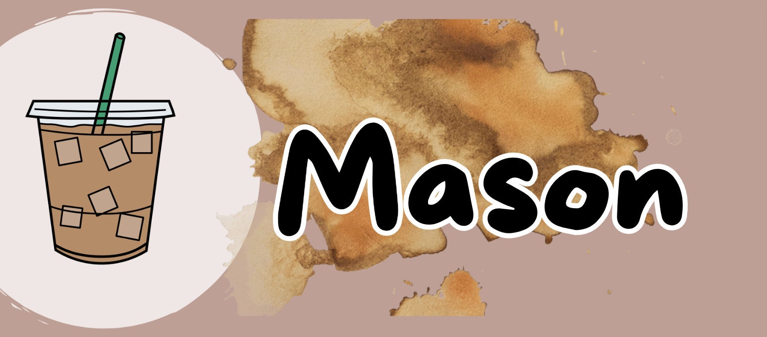 Coffee Collection - Name Tag Bundle - Etsy