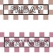 Classroom Drawer Labels Monday - Friday - Etsy