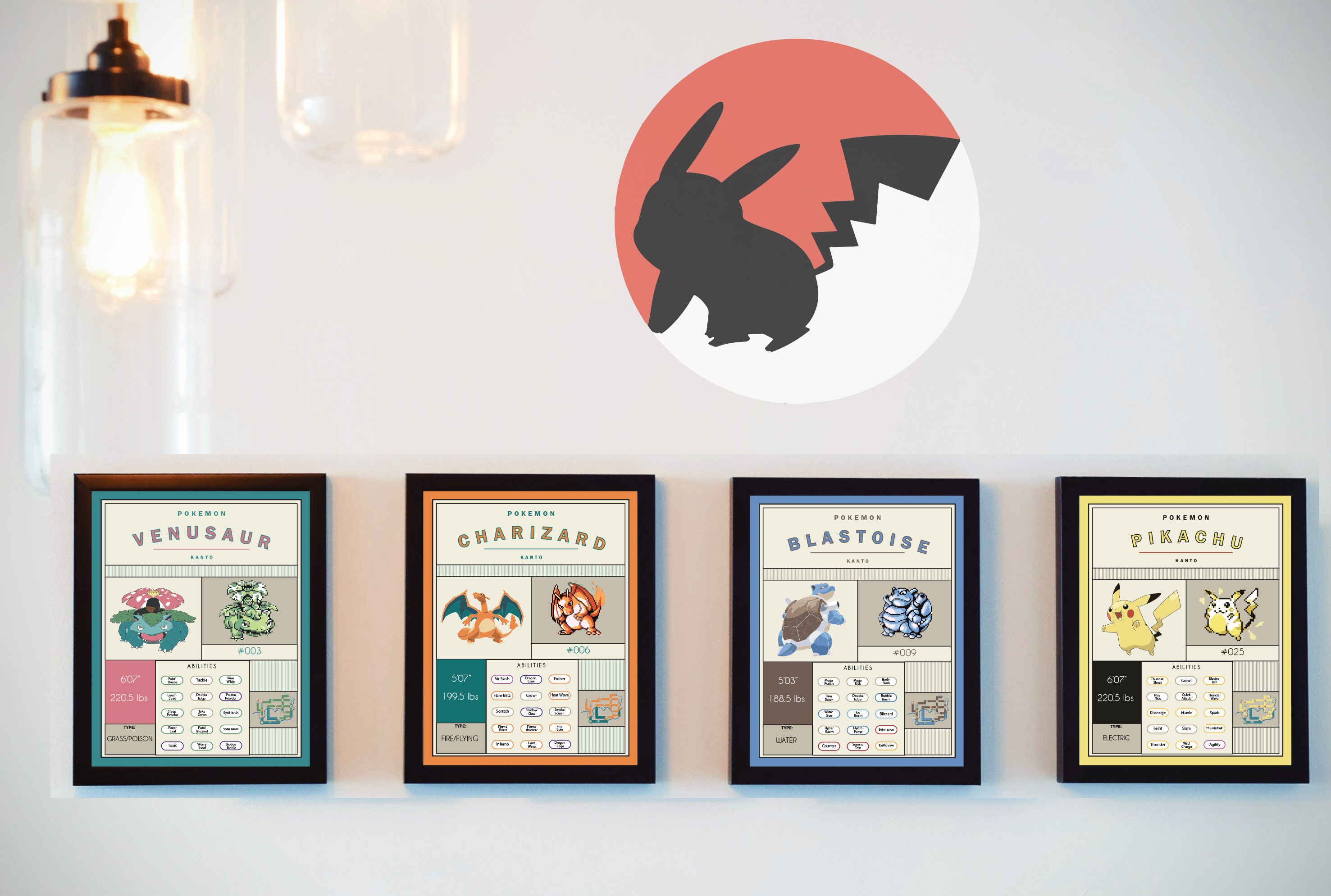 Charizard Pokemon Statartwork Poster Video Game Poster Anime Aesthetic ...