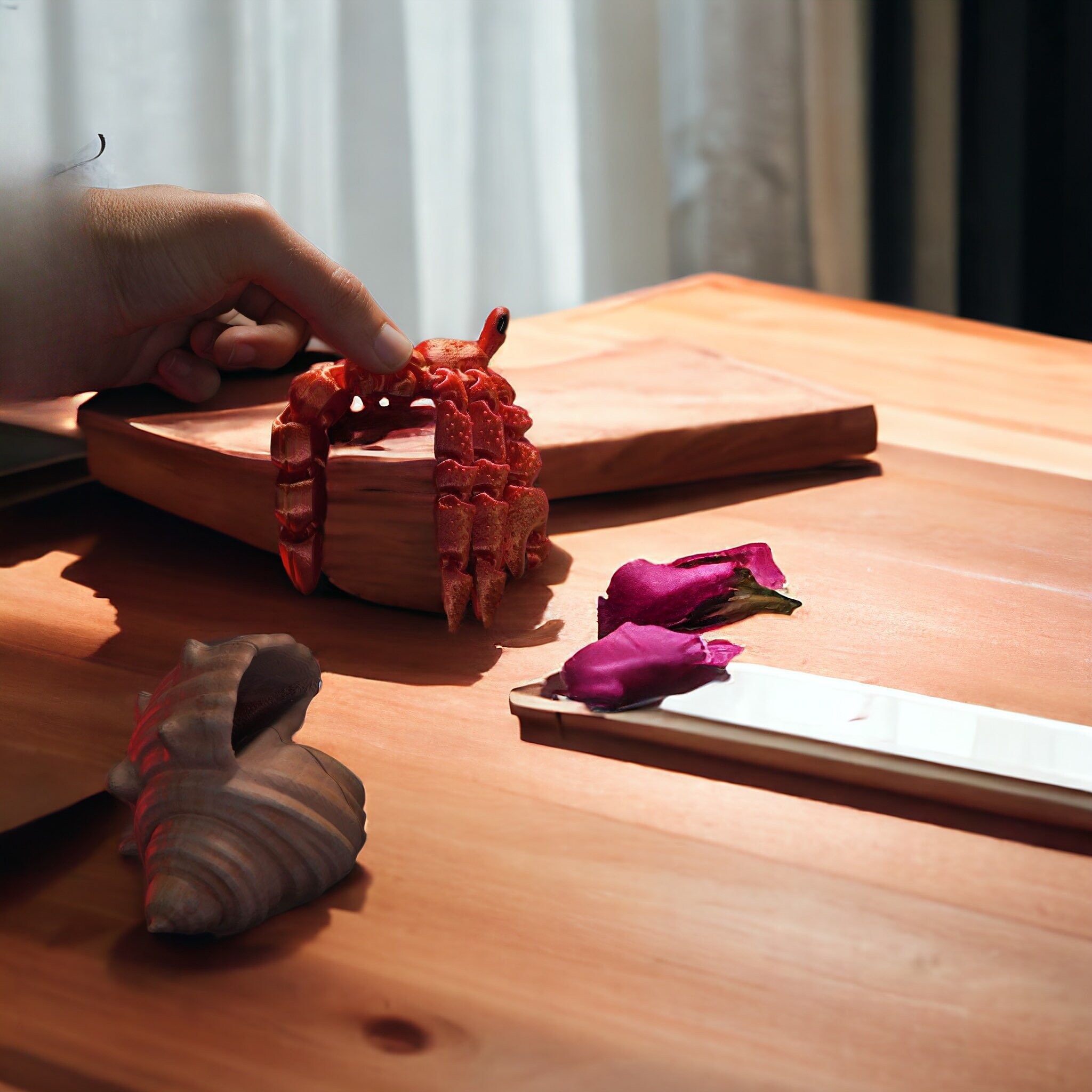 Articulated Hermit Crab Fidget Toys Stress Relief Creative Gift ...