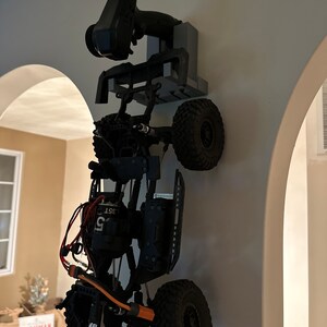 V2 - RC Car Wall Mount With Battery Holder | & Remote Holder | Gift for ...