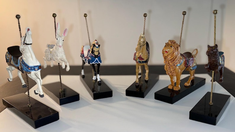 The Art of the Carousel- the Hamilton Collection- Set of 6 - Etsy