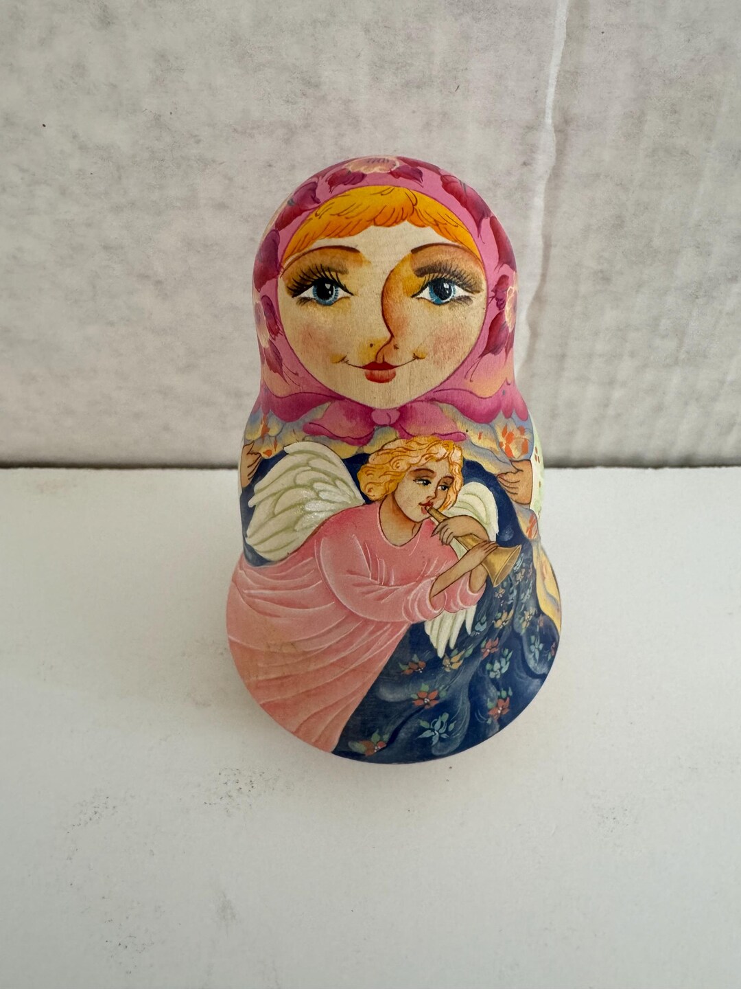 Musical Russian Roly Poly- Angel Lady - Etsy