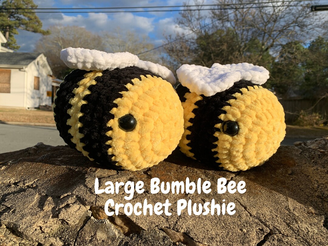 Large Bumble Bee Plushie - Etsy