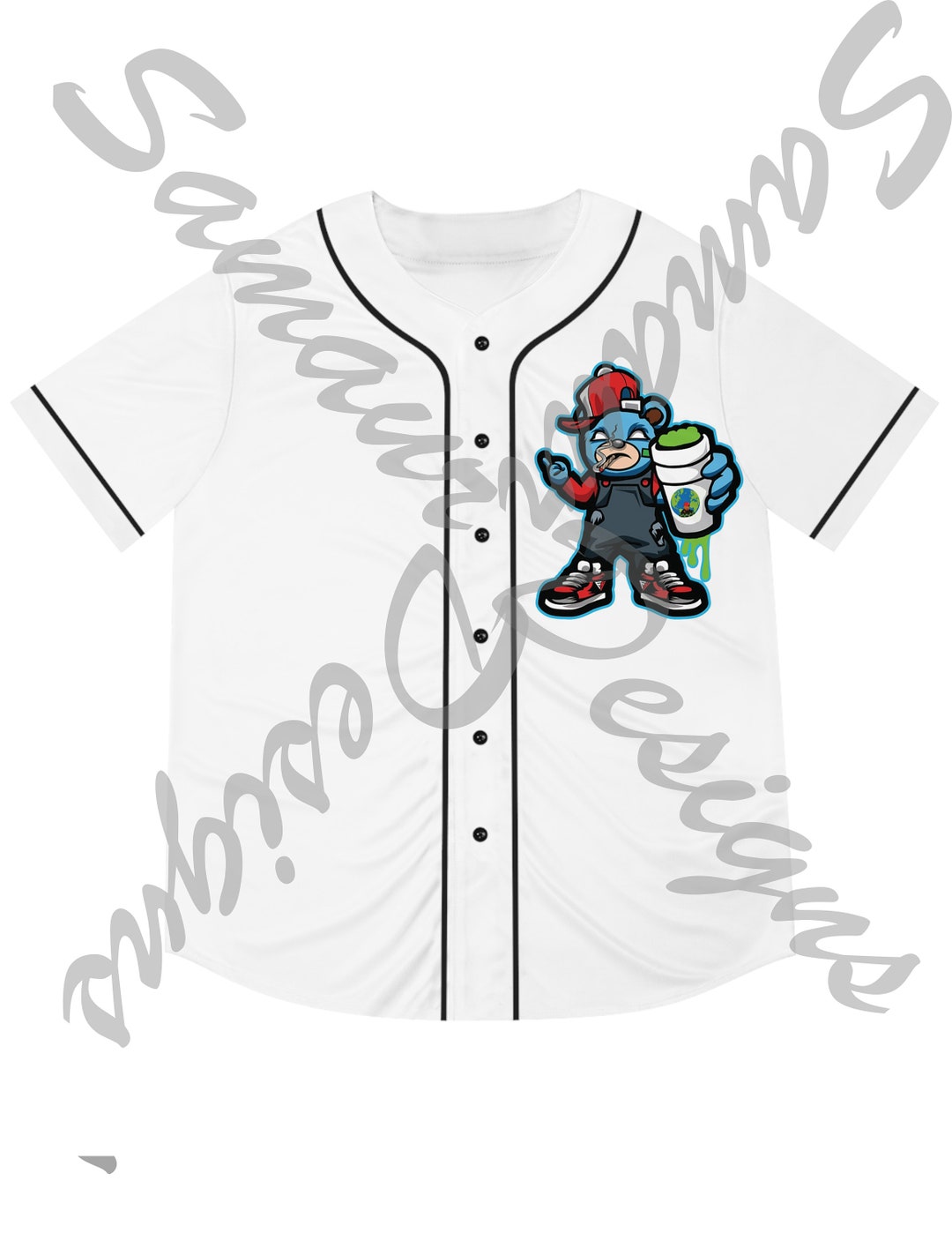 Customizable Lean Monster Baseball Jersey - Etsy