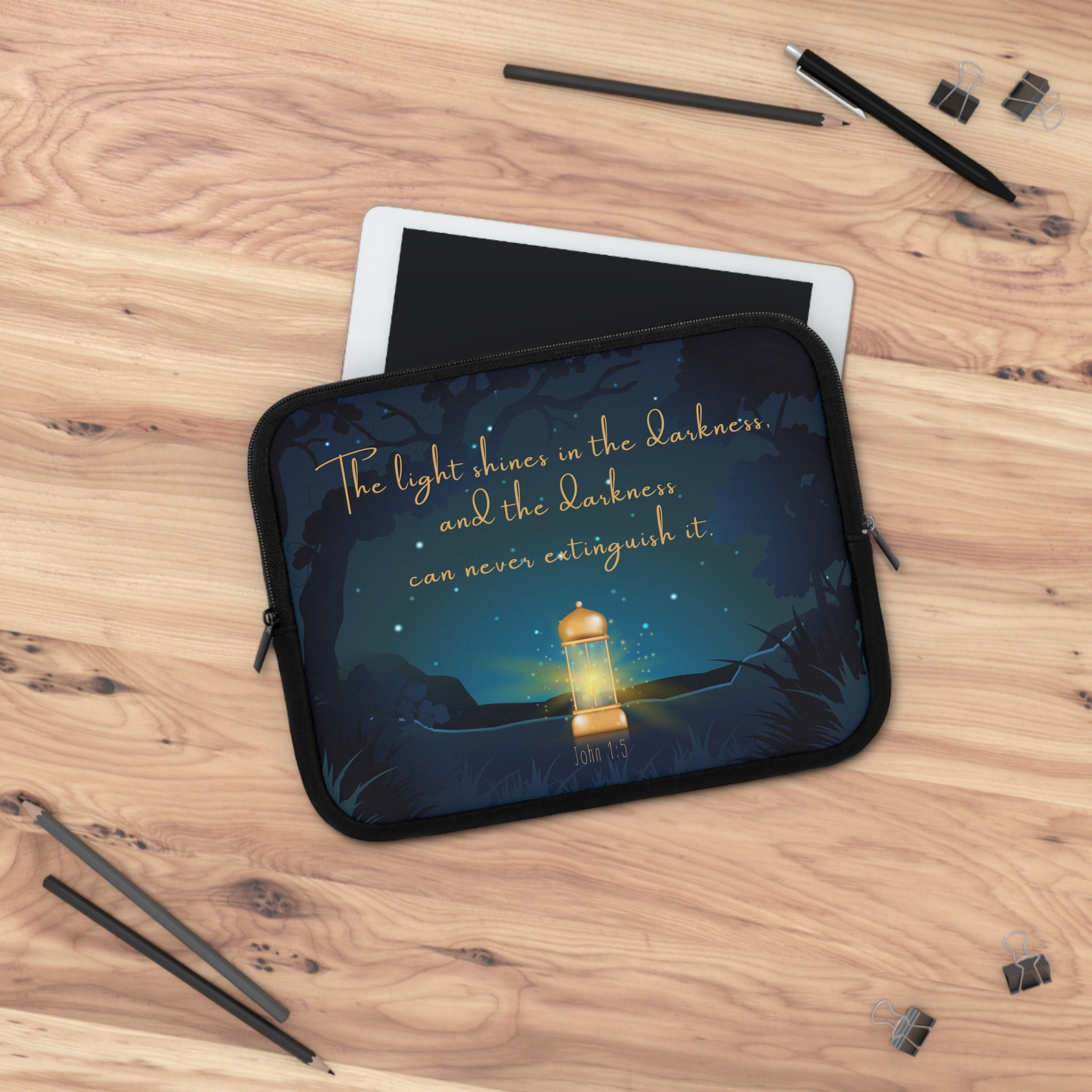 Faithful Christian Laptop Case - Tech Protection - the the Light in ...