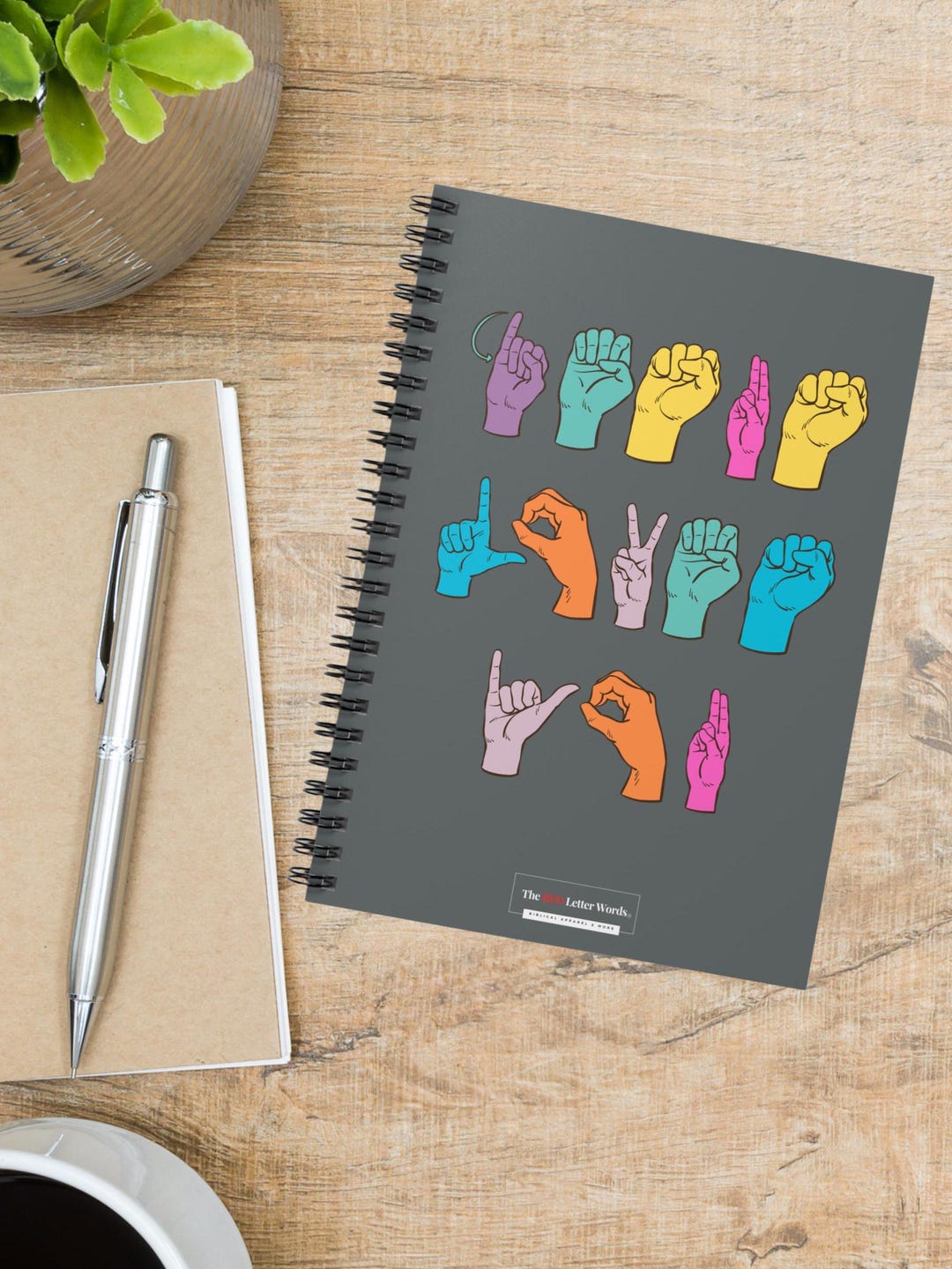 Christian Journal, Jesus Loves You - ASL - Ruled Line, Book Lovers ...