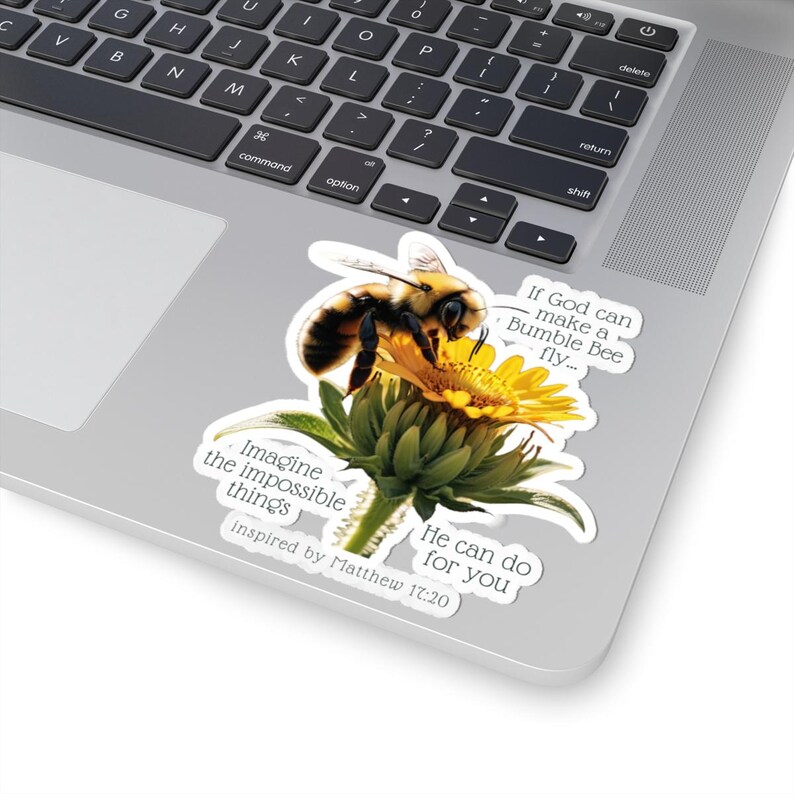 Christian Vinyl Sticker - Imagine the Impossible - Inspired by Matthew ...