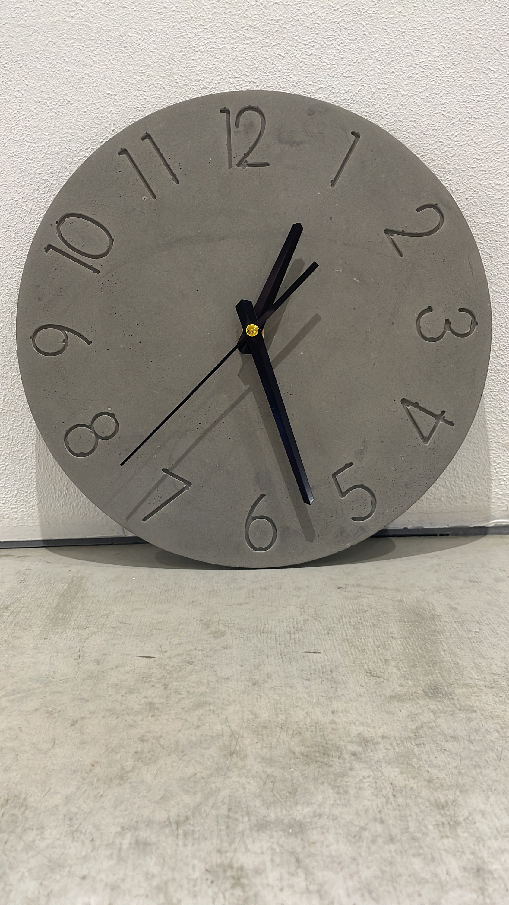 Concrete Clock - Etsy