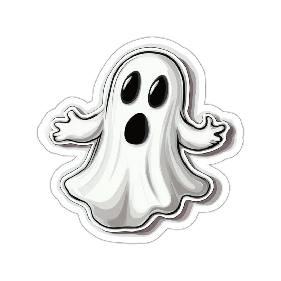 Ghosts Stickers, Halloween Sticker, Cute Kiss-cut Stickers for Laptop ...