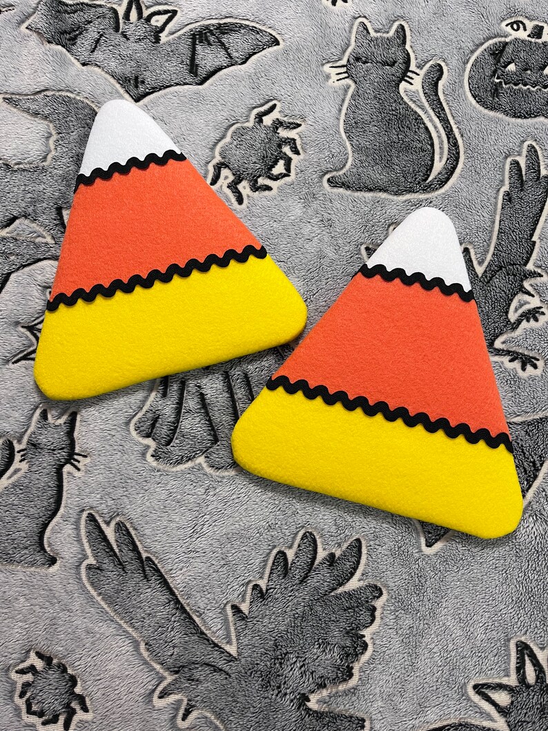 Candy Corn Halloween Wreath Attachment, Candy Corn Accessory, Garland ...