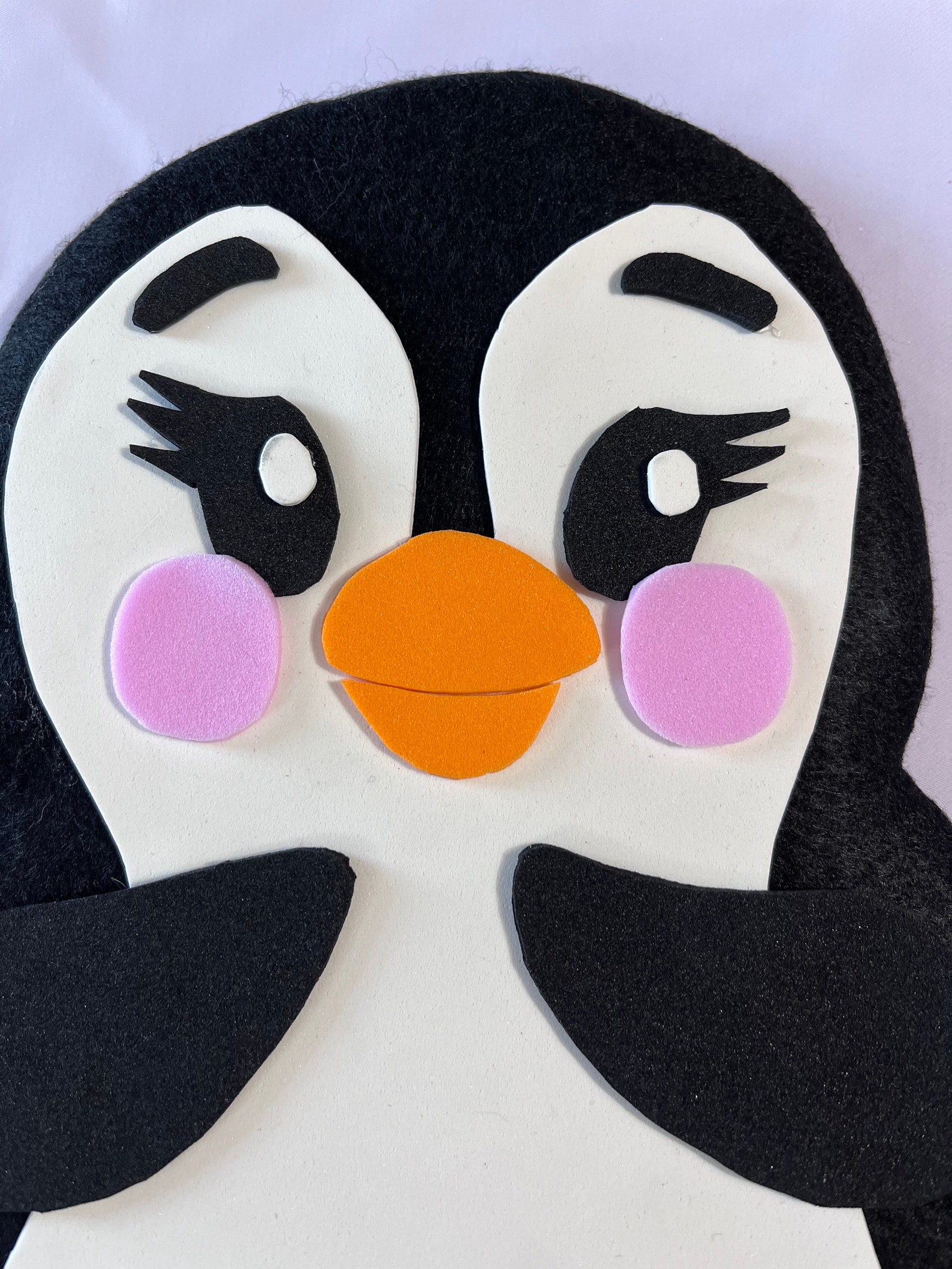 Cute Penguin Christmas Wreath Attachment, Penguin Garland Accessory ...