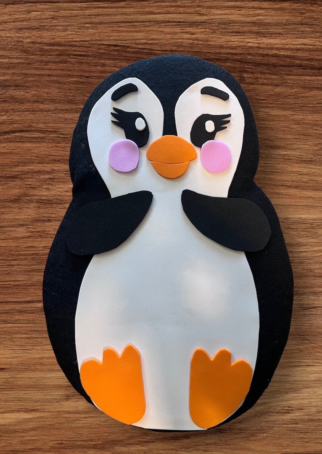 Cute Penguin Christmas Wreath Attachment, Penguin Garland Accessory ...